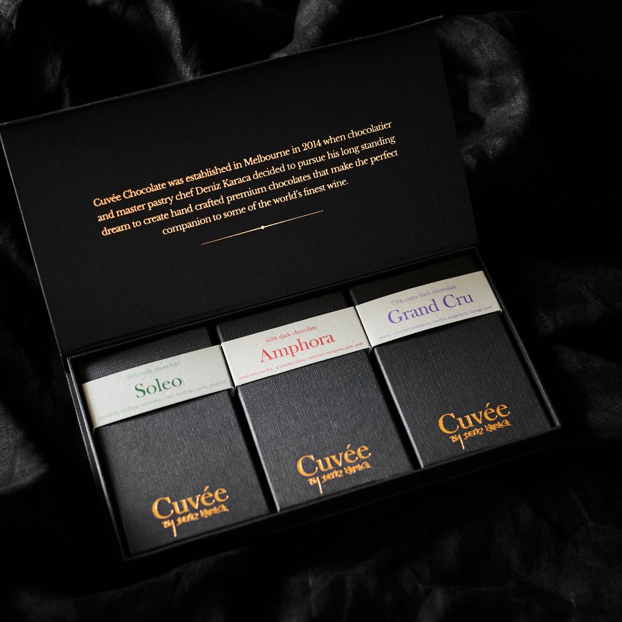 Cuveé Chocolate Range — Dark, Milk and White Chocolate crafted for wine ...